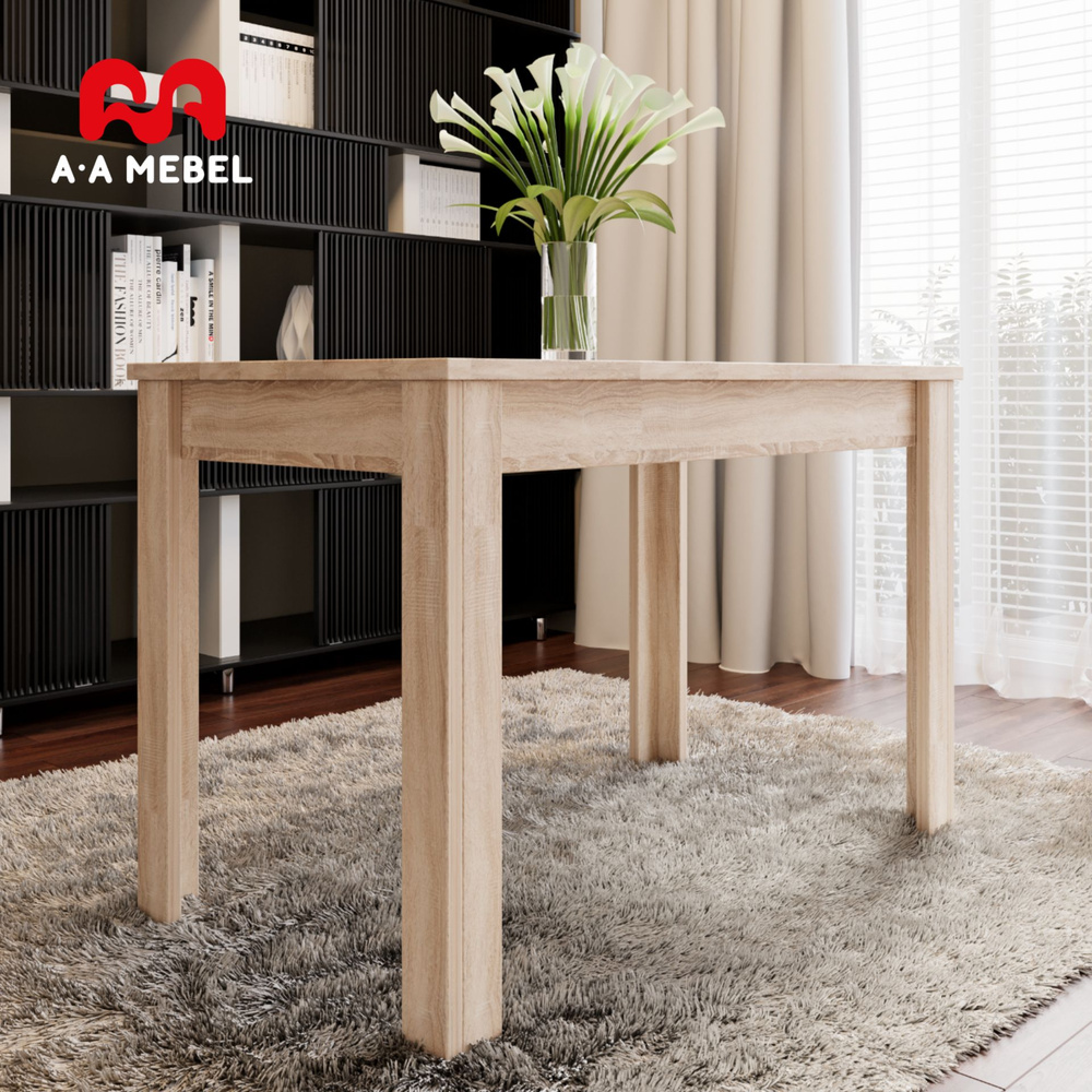 Стол обеденный A-A MEBEL Нераскладной тип 51, 100х60х73 см - купить по выгодной цене в интернет ...