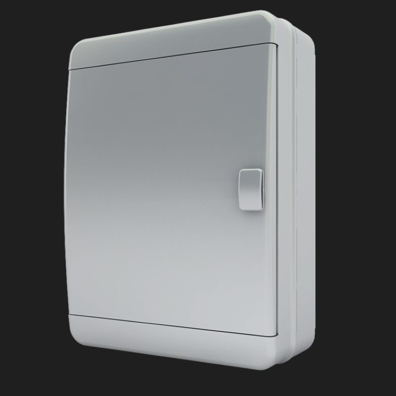 Щит распределительный навесной электрический Tekfor IP65 BNN 65-24-1 на 24 модуля белый пластик ...