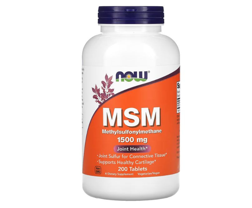 Now Foods MSM, 1500 мг, 200 таблеток - купить с доставкой по выгодным ...