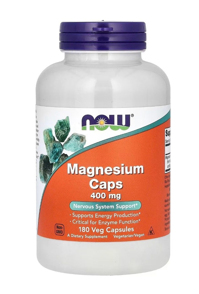 Магний Нау, Magnesium Now Food, 180 капсул - купить с доставкой по ...