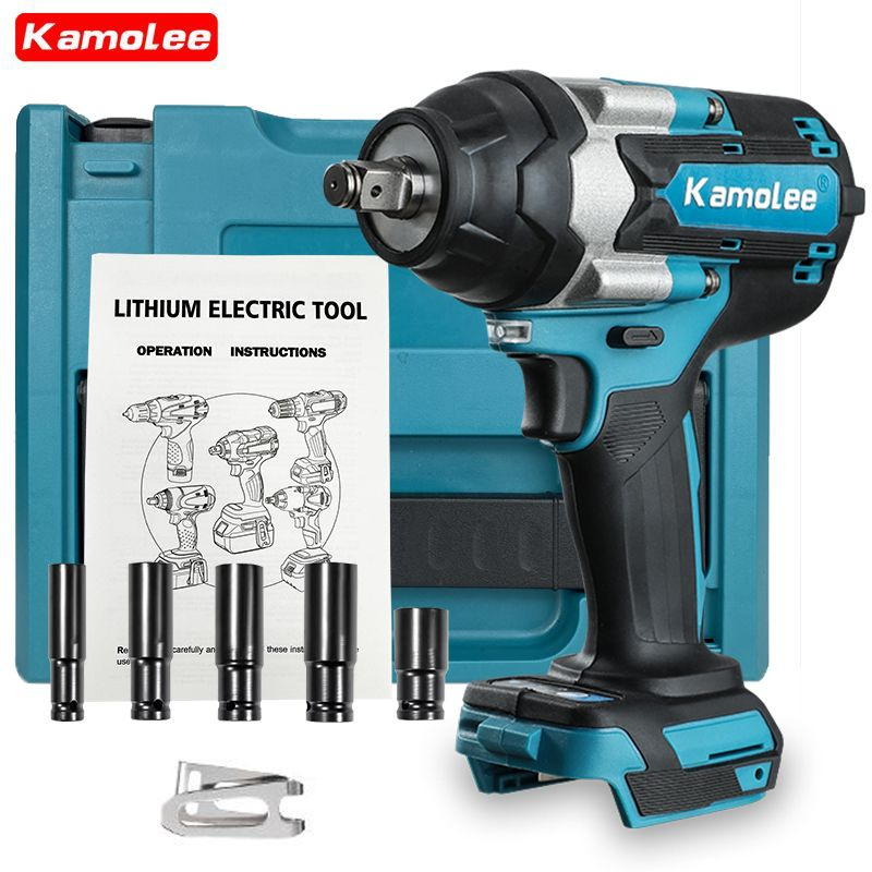 Kamolee Tool DTW700 1800N.m Бесщеточный Электрический Ударный Гайковерт ...