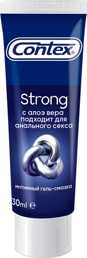 Лубрикант гель смазка Contex / Контекс Strong с алоэ вера, 30мл / интимные товары - купить с ...