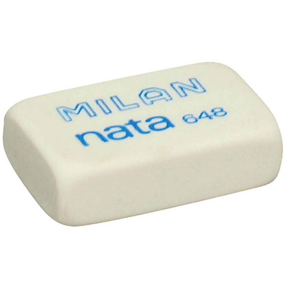 Ластик MILAN "Nata" белый из натурального каучука - купить с доставкой ...