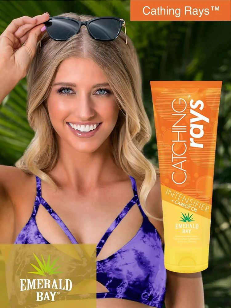 Крем-активатор загара для солярия с комплексом масел Catching Rays Intensifier Carrot Oil (250 ...