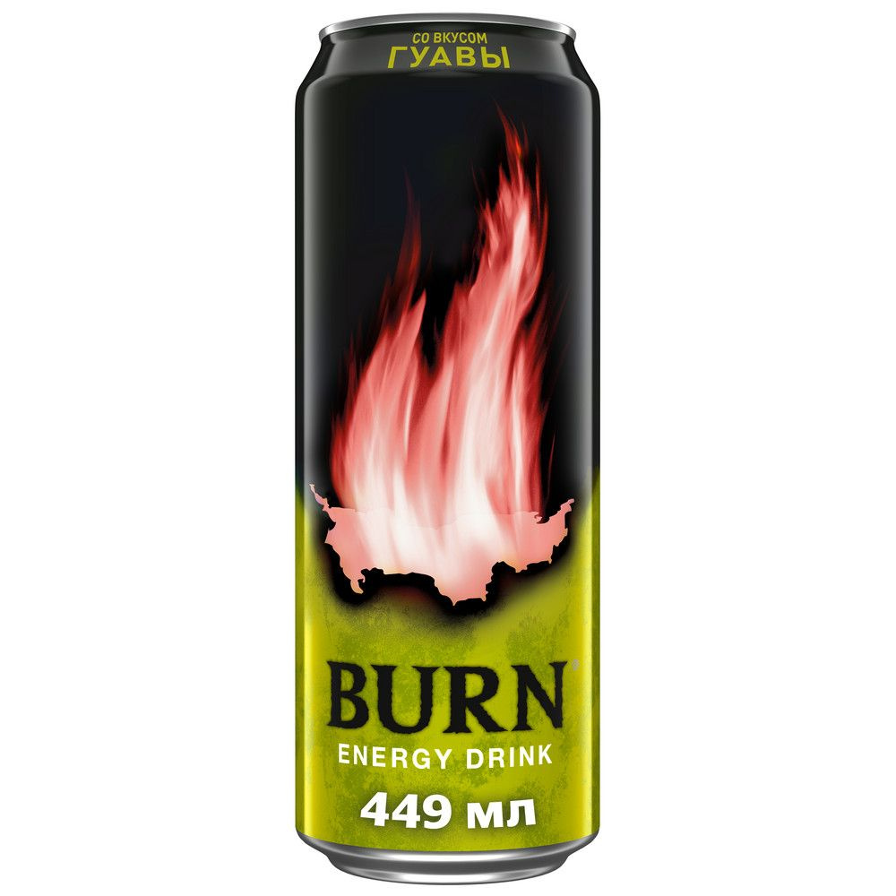 Энергетический напиток Burn Гуава, 0,449 л купить на OZON по низкой ...