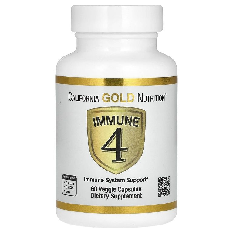 California GOLD Nutrition Immune 4, Для иммунитета, 60 капсул - купить ...