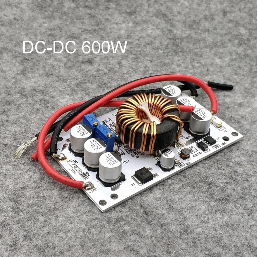 DC-DC Boost Converter Постоянный ток Мобильный источник питания 10A 250W 600W LED Driver ...