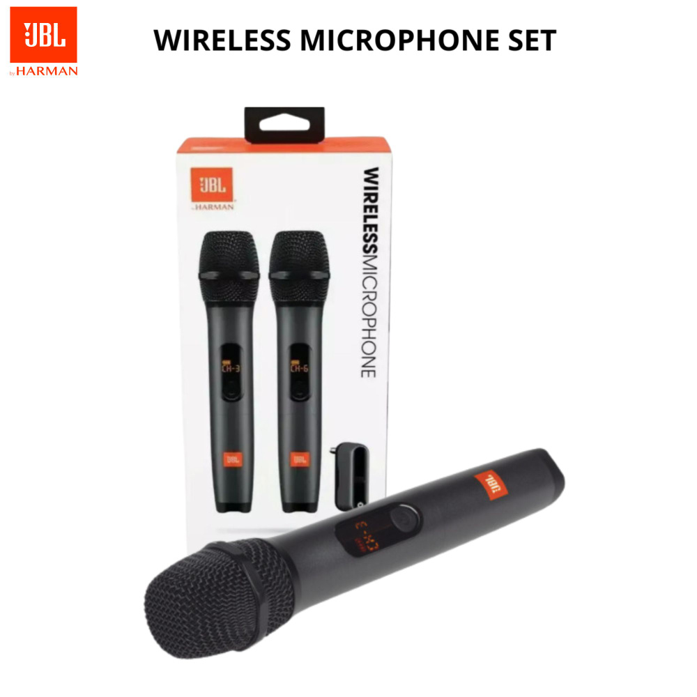 Микрофон для живого вокала JBL Wireless Microphone Set, черный купить ...