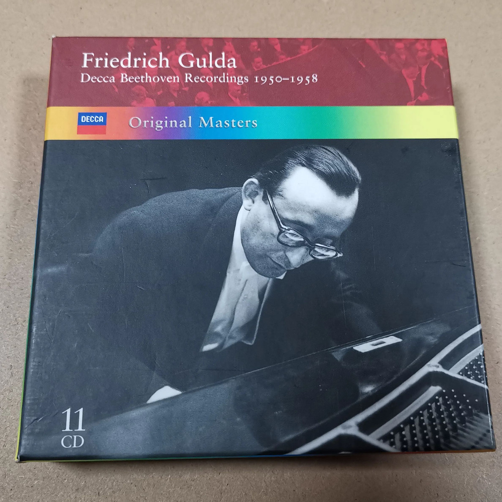 CD Friedrich Gulda Decca Beethoven Recordings 1950-1958 11CD настоящий ...