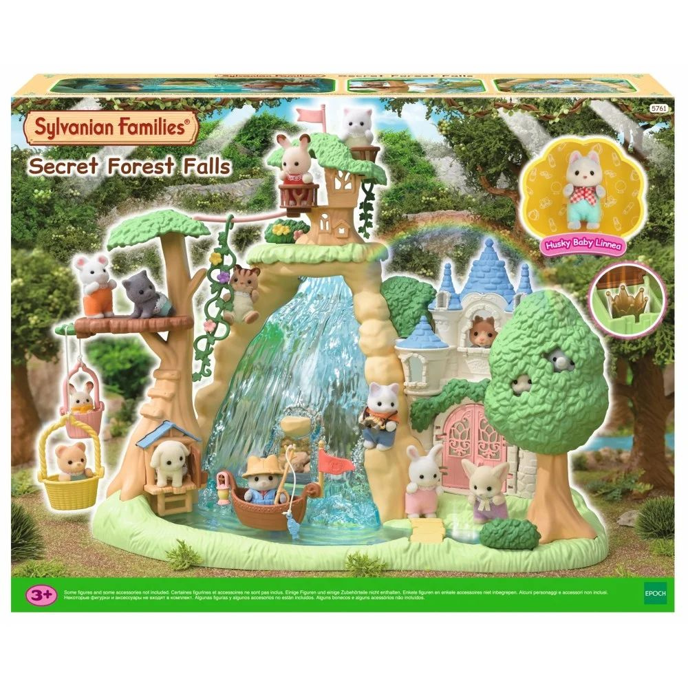 Sylvanian Families - Остров с водопадом Secret Forest + фигурка собаки ...