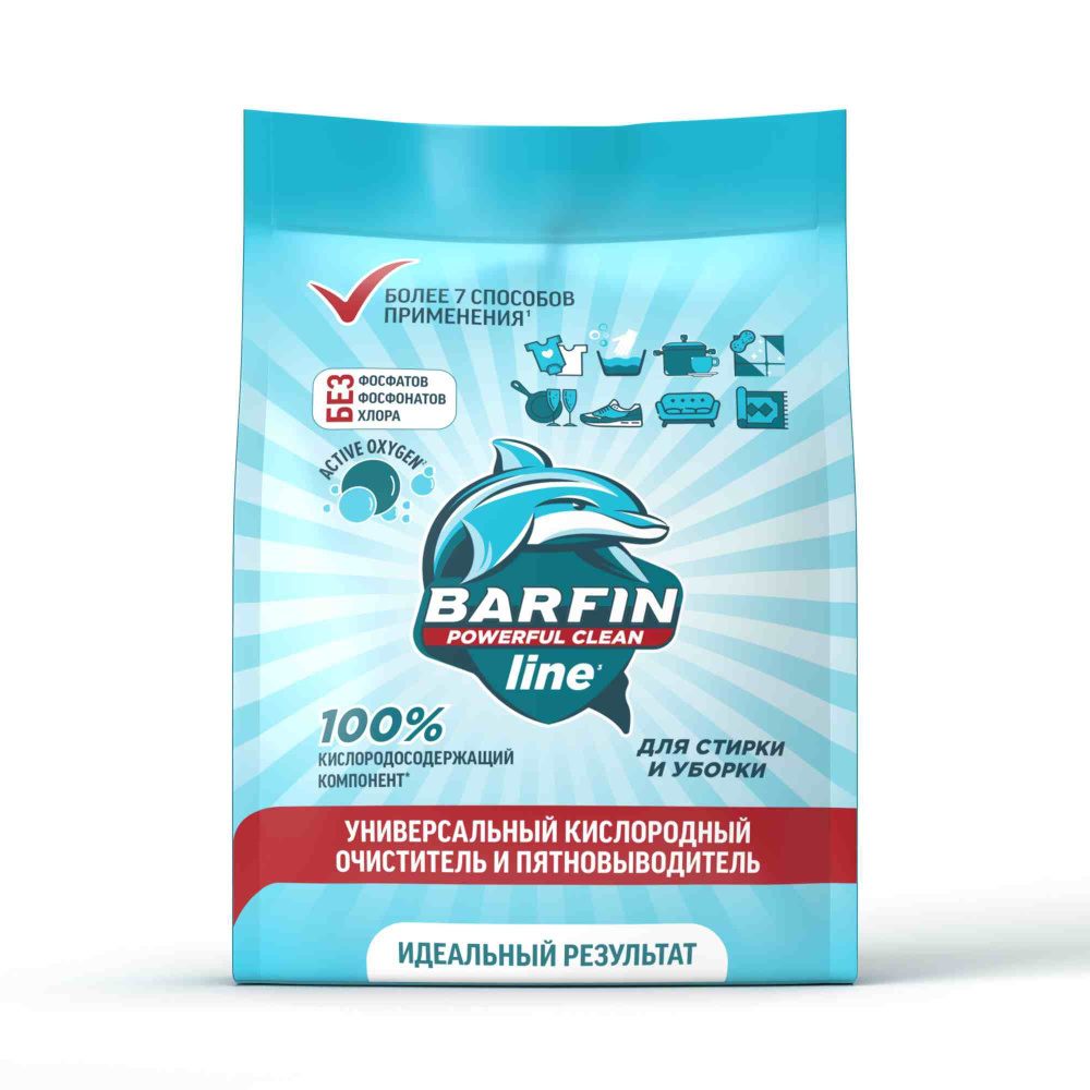 BARFIN Средство для стирки 3в1: пятновыводитель, отбеливатель ...