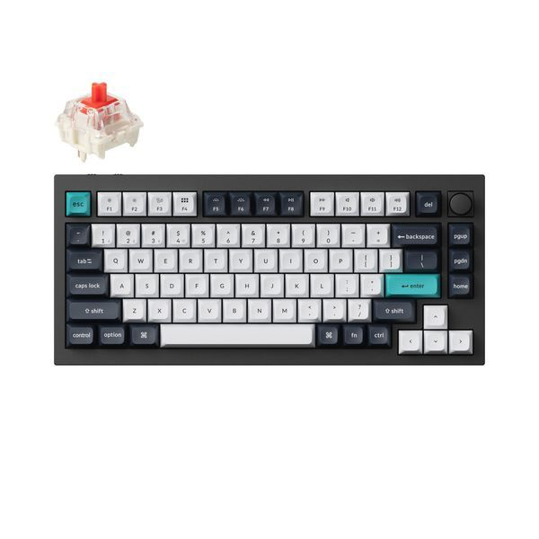 Беспроводная механическая клавиатура Keychron Q1 Max (75%) цвет Carbon ...