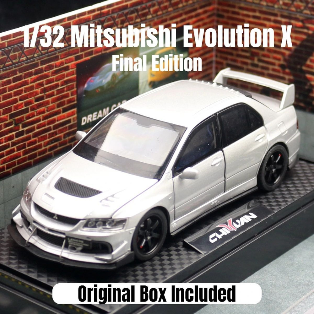 DIECAST CAR 1/32 Коллекционная металлическая машина Mitsubishi Lancer ...