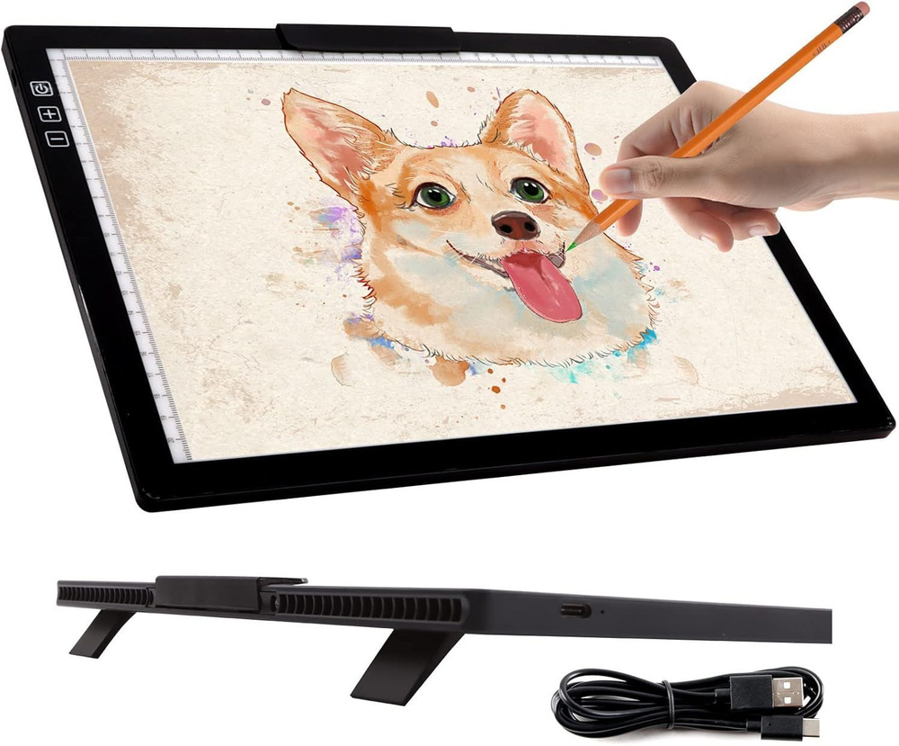 Светодиодный планшет А4 для рисования и копирования, световой планшет с ...