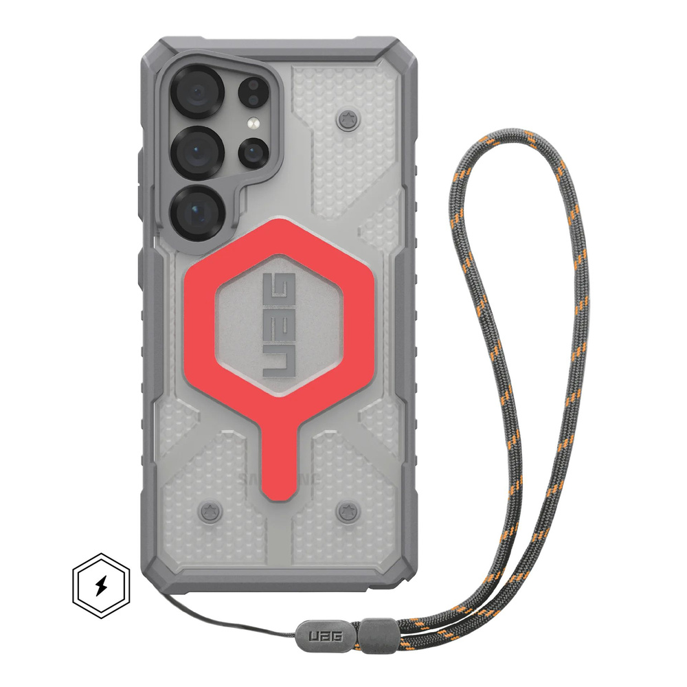Противоударный чехол + шнурок UAG Pathfinder Clear with MagSafe для ...
