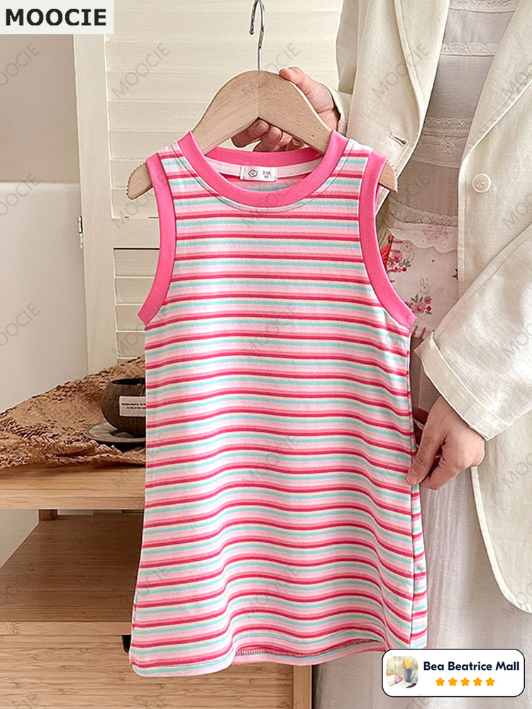 Сарафан Девочки MOOCIE пыльная роза Без рукавов Полиэстер, размер 100 купить c доставкой на OZON ...