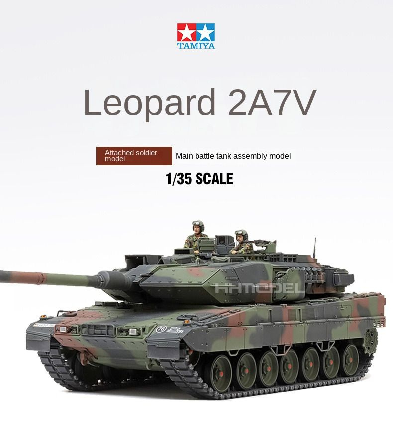 Tamiya TA35387 1/35 Leopard 2A7V Модель сборки танков купить на OZON по низкой цене (2321288076)