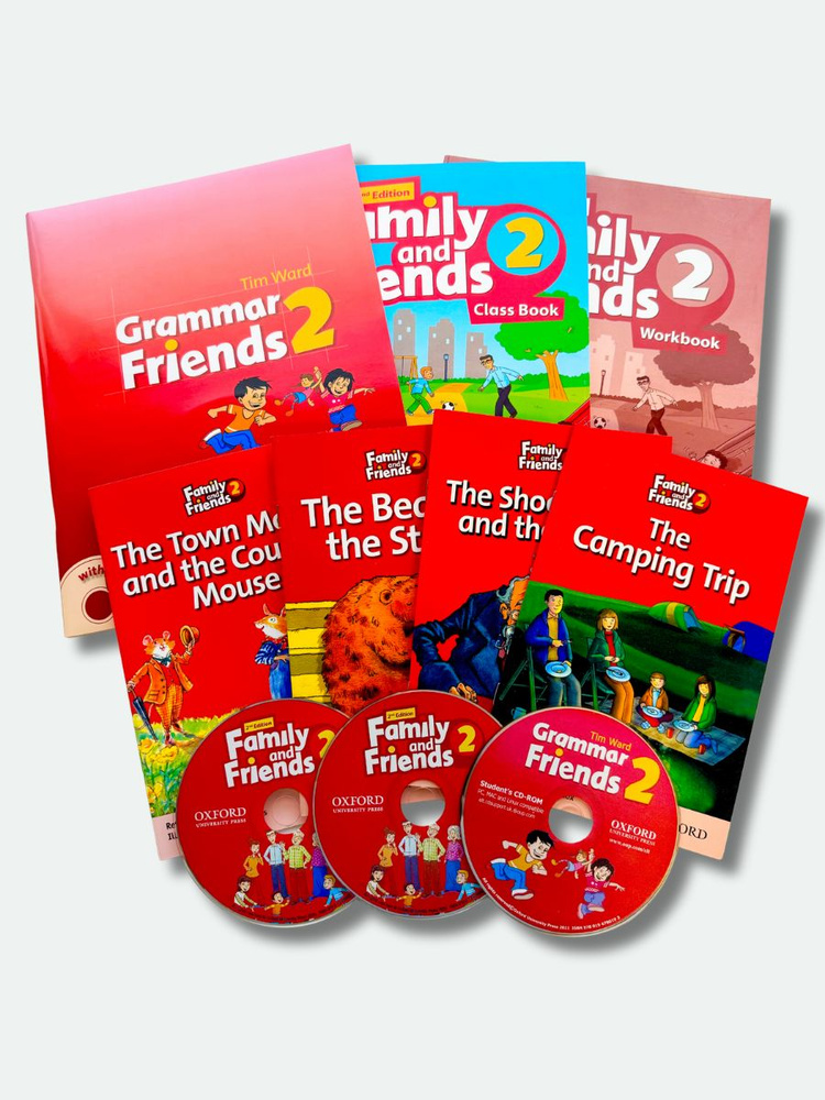 Family and Friends 2 second edition полный комплект: Class Book ...