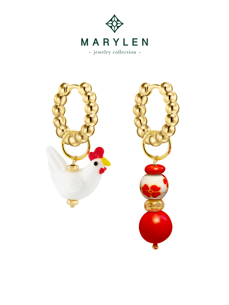 MARYLEN Серьги асимметричные купить на OZON по низкой цене (2090749149)