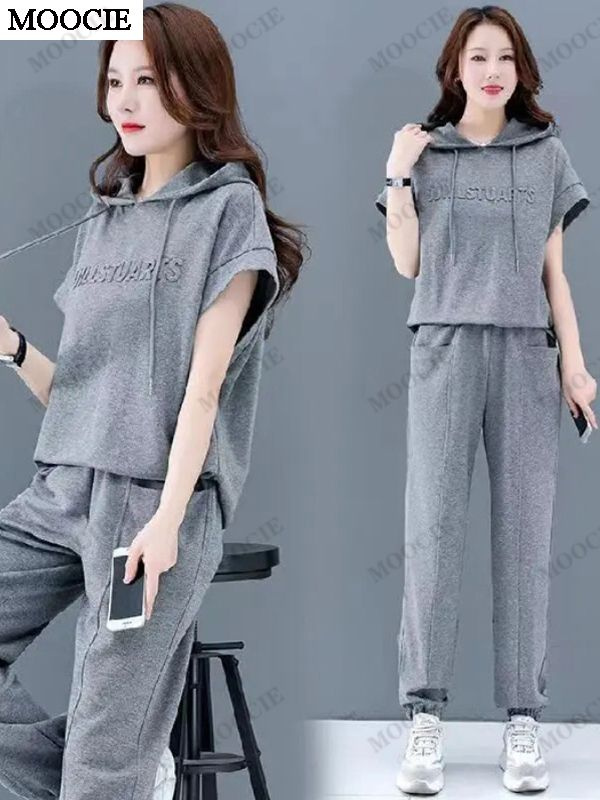 Комплект одежды Женский MOOCIE серый, размер 44 Полиэфирный шелк Китай Лето купить c доставкой ...