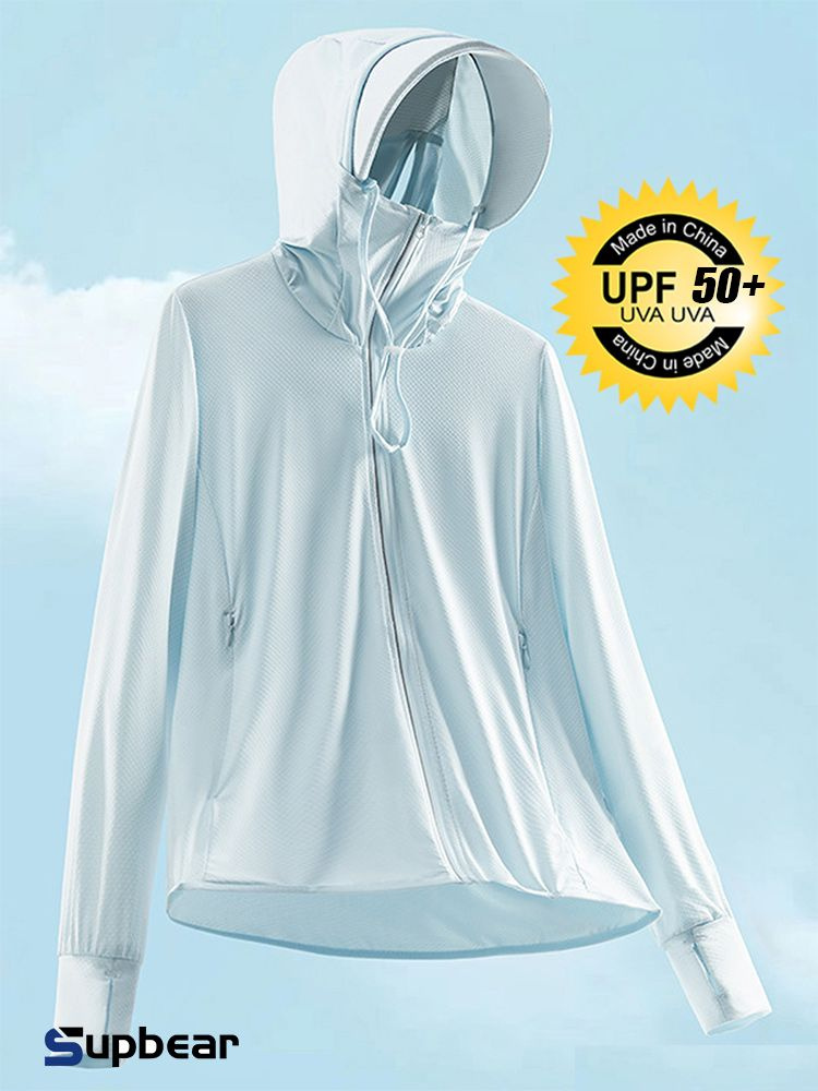 Худи спортивное SUPBEAR Женские толстовки с капюшоном UPF50+ купить на OZON по низкой цене ...