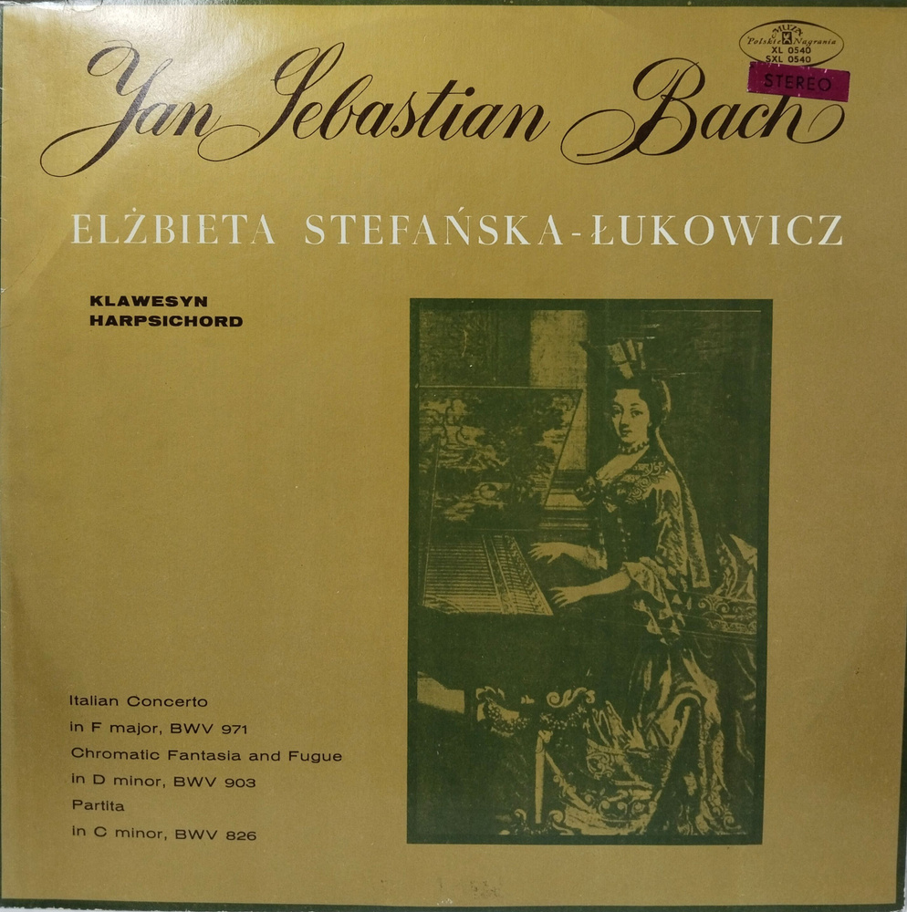 Jan Sebastian Bach, Elzbieta Stefanska-Lukowicz. Italian Concerto ...