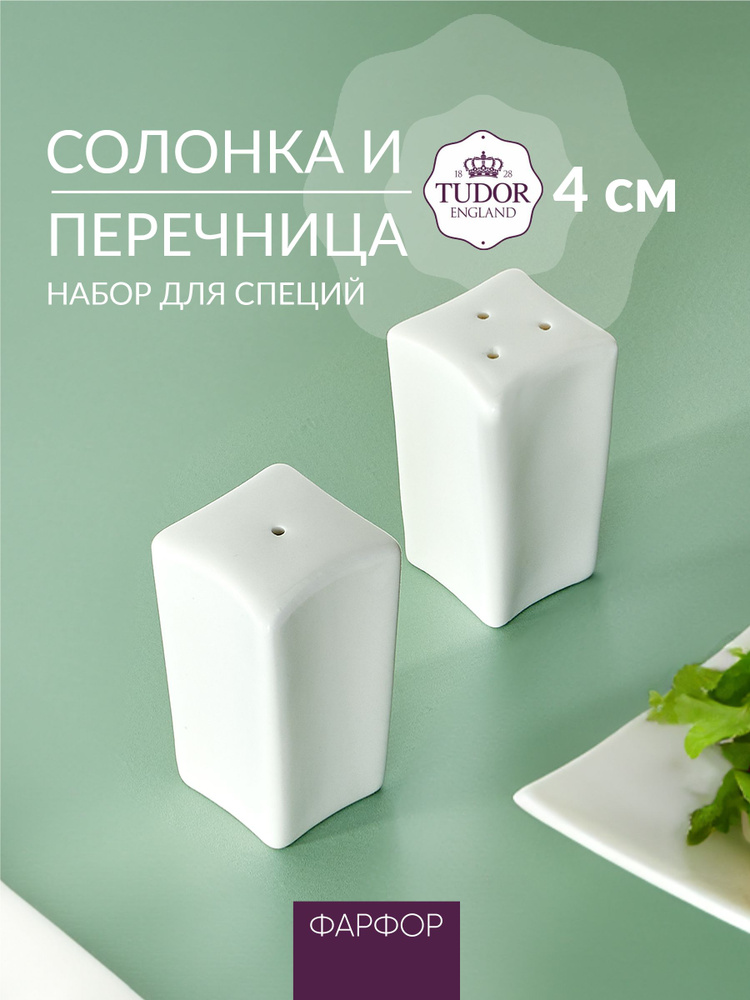 Солонка и перечница TUDOR ENGLAND набор для специй фарфор купить на ...