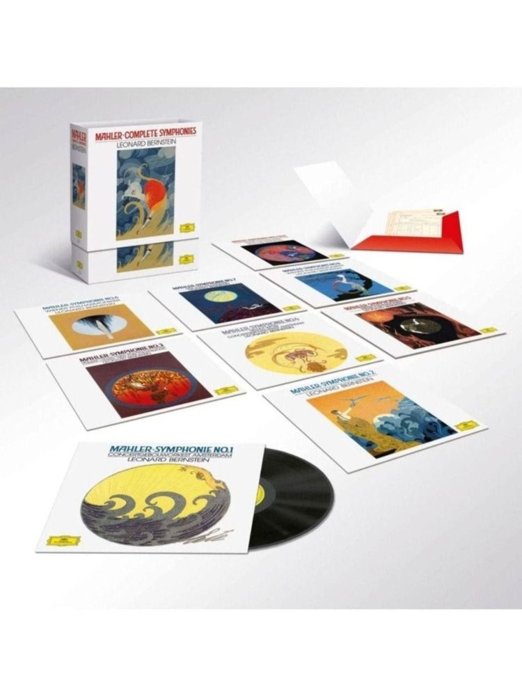 Виниловая пластинка Mahler Leonard Bernstein - Complete Symphonies 16 x Vinyl, Compilation ...