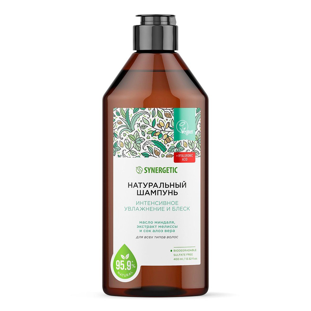 Synergetic Шампунь для волос, 400 мл купить на OZON по низкой цене (2687747945)