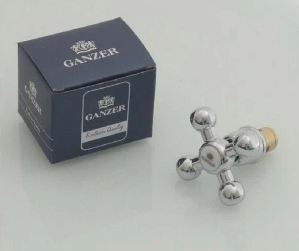 Кран букса с маховиком усиленный Ganzer K-104Q , цвет хром купить на ...