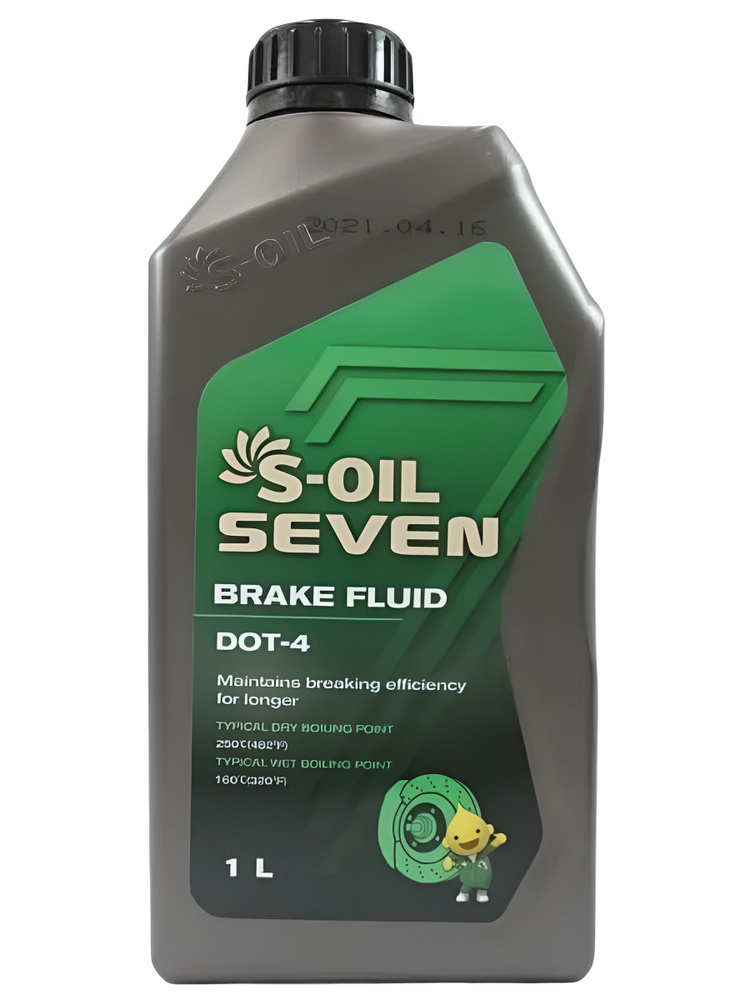 Жидкость тормозная S-OIL 7 DOT4 BRAKE FLUID 1Л купить на OZON по низкой ...