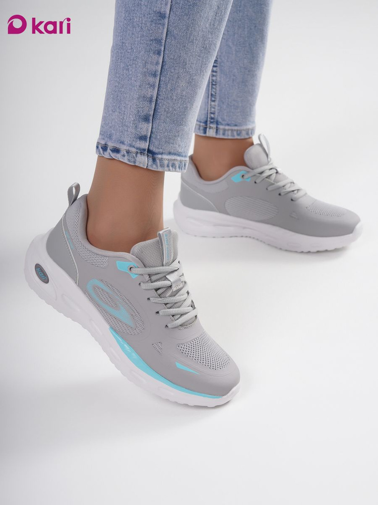 Кроссовки Женский Kari Ткань, Полиуретан, размер 36 G На любой сезон Шнурки купить c доставкой ...