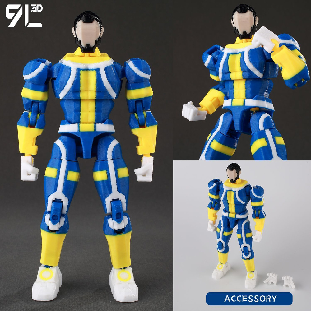 Invincible (Invincible-Facial Towel-14cm) 9L3D печатный Подвижный ...