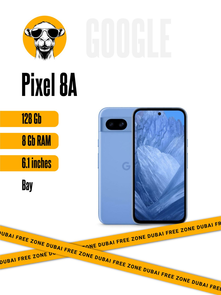 Смартфон Google Pixel 8a 128 ГБ 8 ГБ Голубой 6.1 OLED/AMOLED GKV4X ...