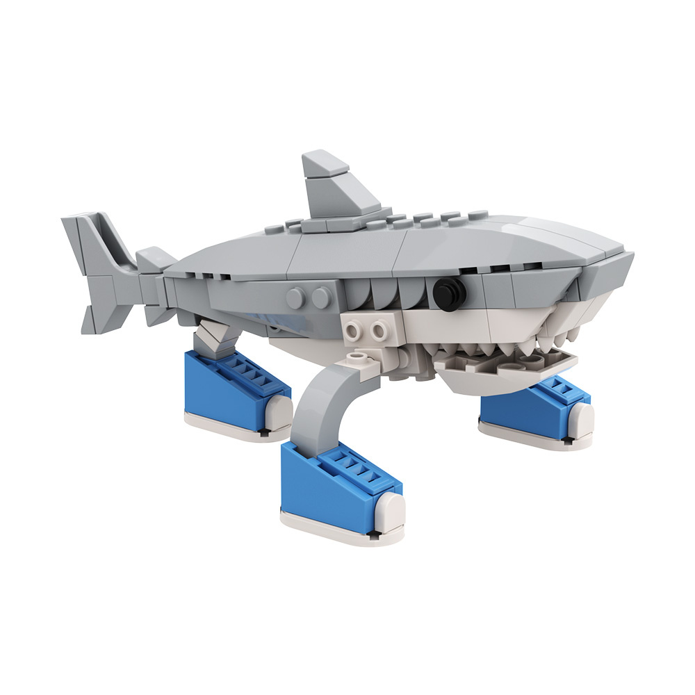 ai brain rot animals - sharks (design), Детские конструкторы, модели из ...