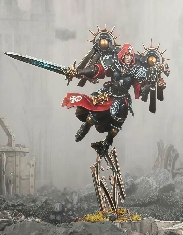 Warhammer 40k Миниатюры / Сестры Битвы, Adepta Sororitas / Canoness ...