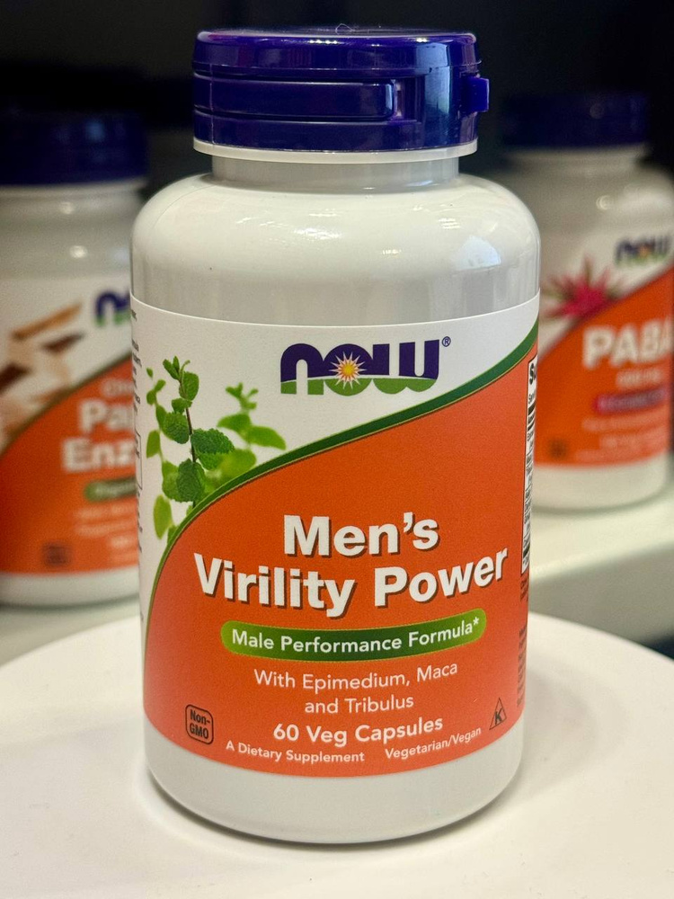 NOW Men's Virility Power, 60 капсул купить на OZON по низкой цене (2793705736)