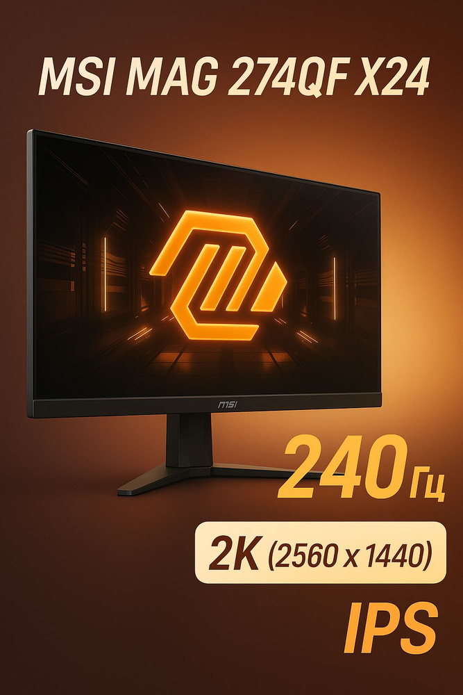 MSI 27" Монитор MSI MAG 274QF X24 , 240 гц, 2К, IPS, черный купить на OZON по низкой цене ...