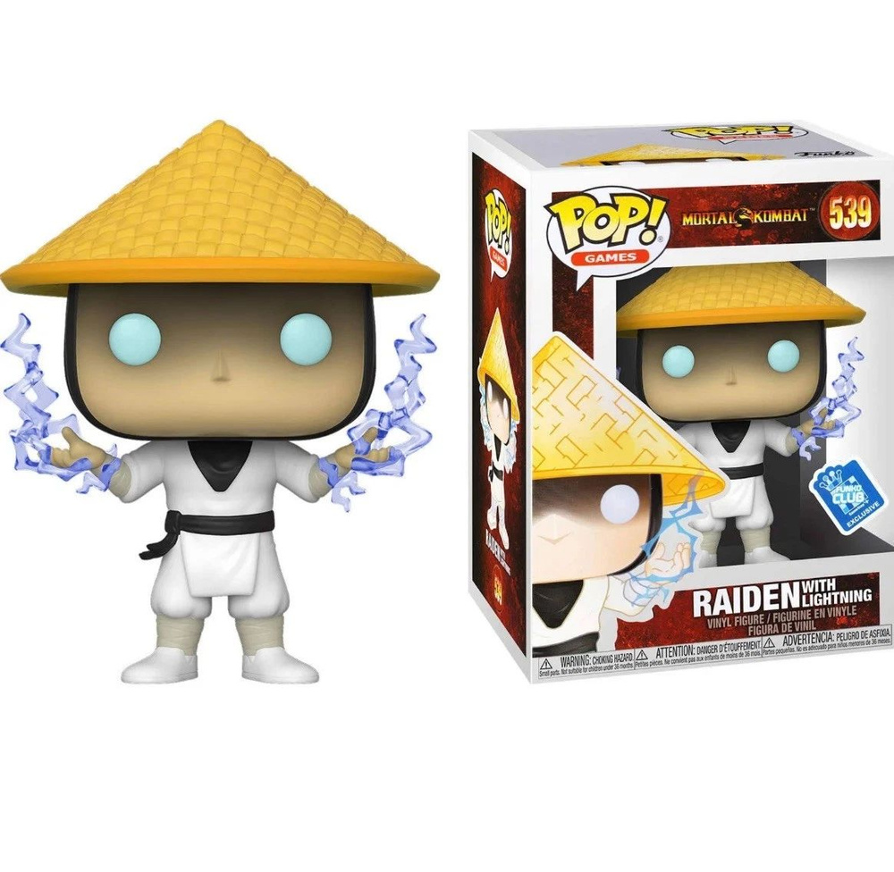 Фигурка Funko Pop! Mortal Combat: Raiden With Lightning (Стикер Funko ...