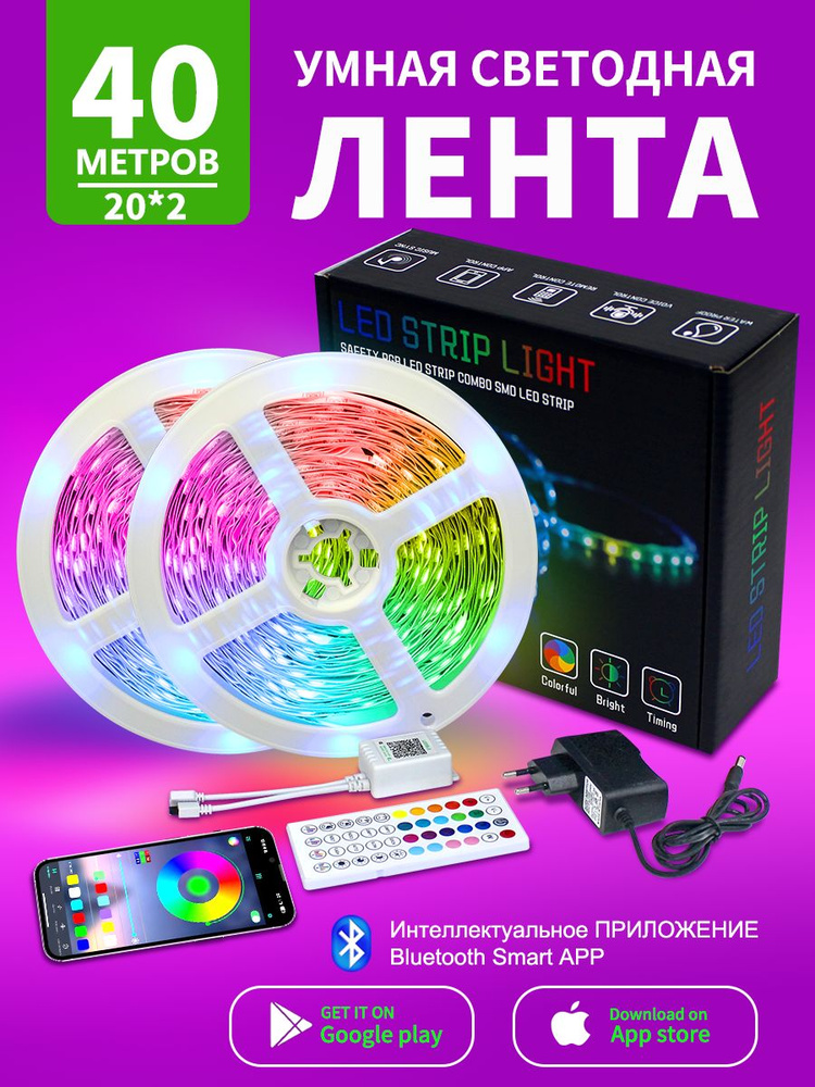 TIKO.MAX Светодиодная лента 13 Вт, IP20, Разноцветный, 1 шт купить на OZON по низкой цене ...