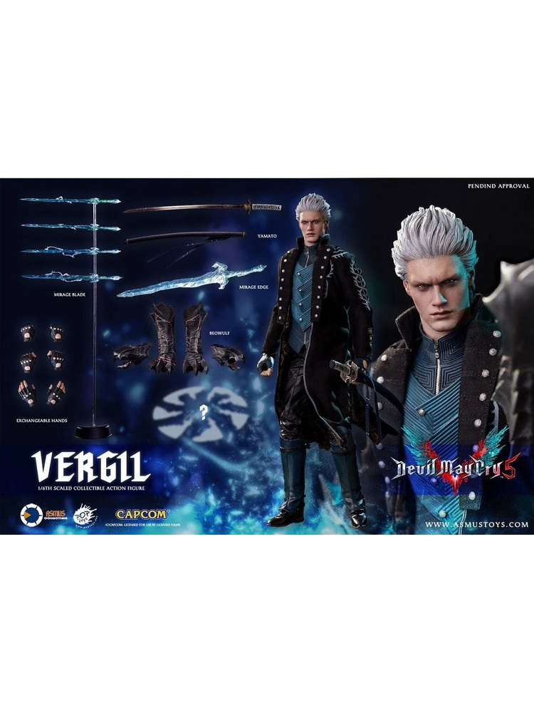 ASMUS TOYS DMC500LUX 1/6 DMC5 Vergil Подвижная фигура статуи(Deluxe ...