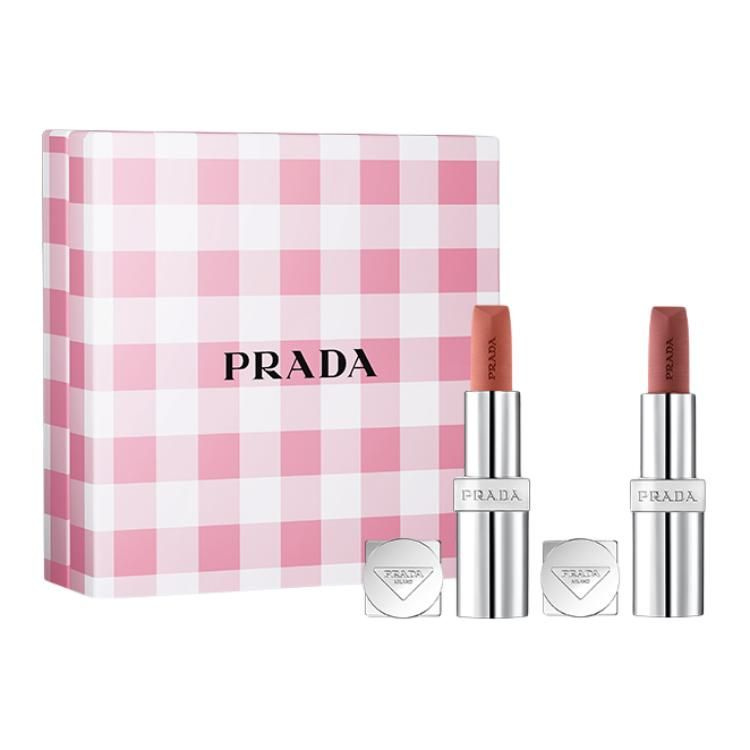 PRADA Limited Edition 2 Pack Lipstick Gift Box Matte Long Lasting ...