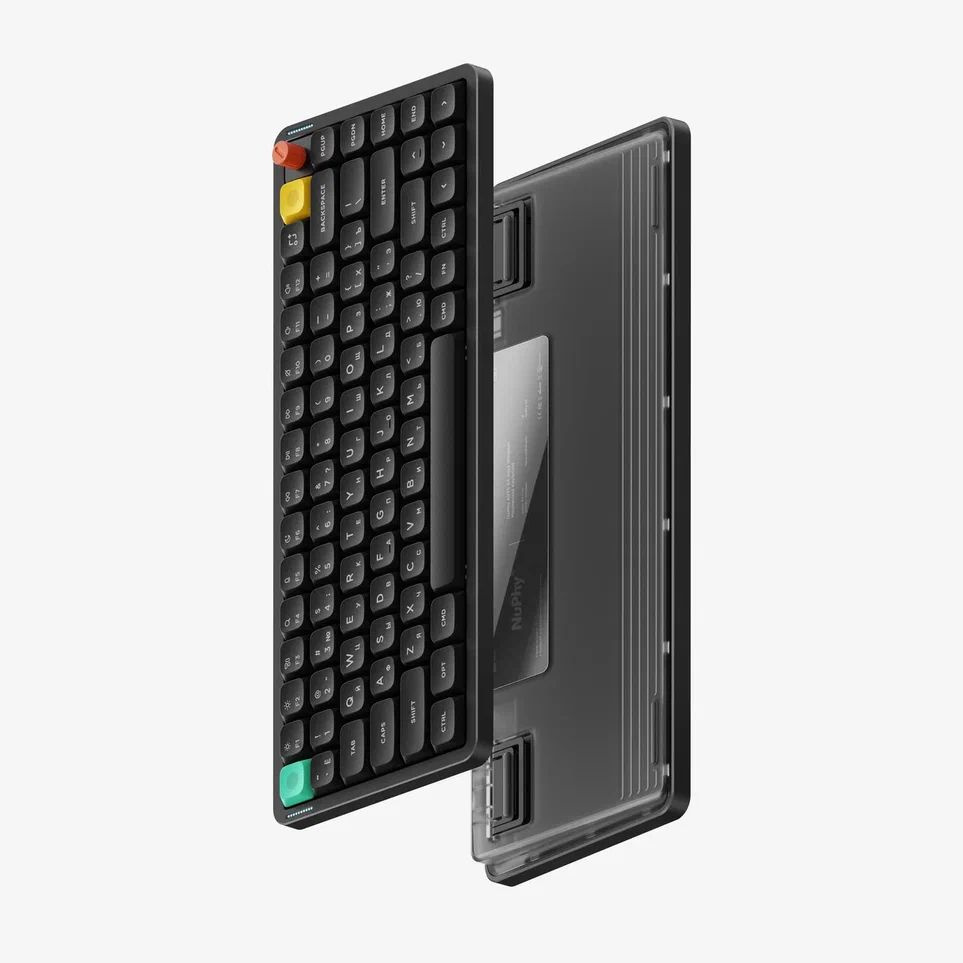 Беспроводная механическая клавиатура QMK Nuphy AIR75v2 Basalt Black ...