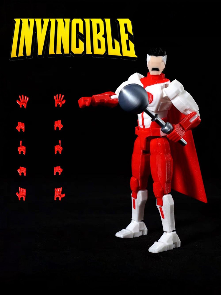 Фигурка Неуязвимый (Invincible-Mark Grayson) 9L3D,3D-печатный подвижный ...