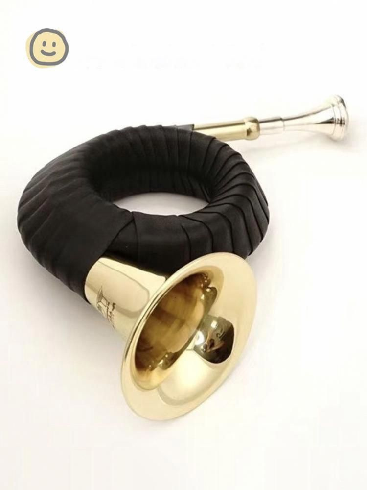 JYHH Bb Латунный Охотничий Рог с Сумкой, Подставкой и Тряпкой купить на ...