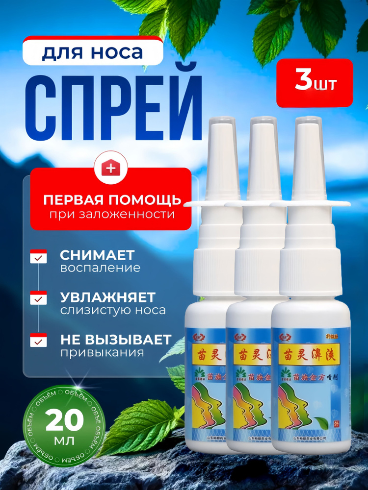 Bi Shuang Ling Miao для лечения ринита купить на OZON по низкой цене ...