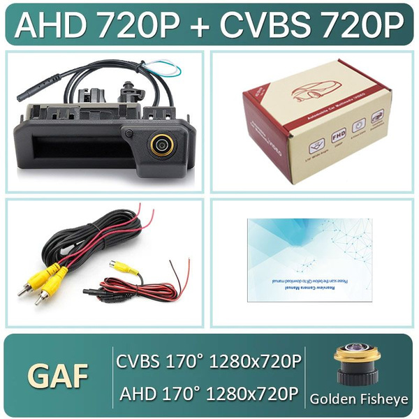 CVBS AHD 720P ручка багажника автомобиля с распылением воды камера ...