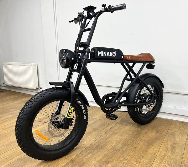 Электровелосипед Minako Bizon V2.0 2024 500W - Черный купить на OZON по низкой цене (1370380747)