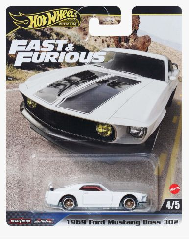Машинка Hot Wheels Premium Real Rider 1969 Ford Mustang Boss 302 / Хот Вилс Премиум Форд мустанг ...