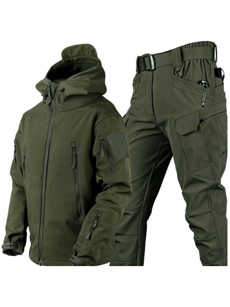 Костюм тактический ESDY, размер 52 (2XL), Демисезон, цвет зеленый купить c доставкой на OZON по ...